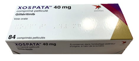 Xospata (giltéritinib) 40 mg disponible en ville | Le Quotidien du ...